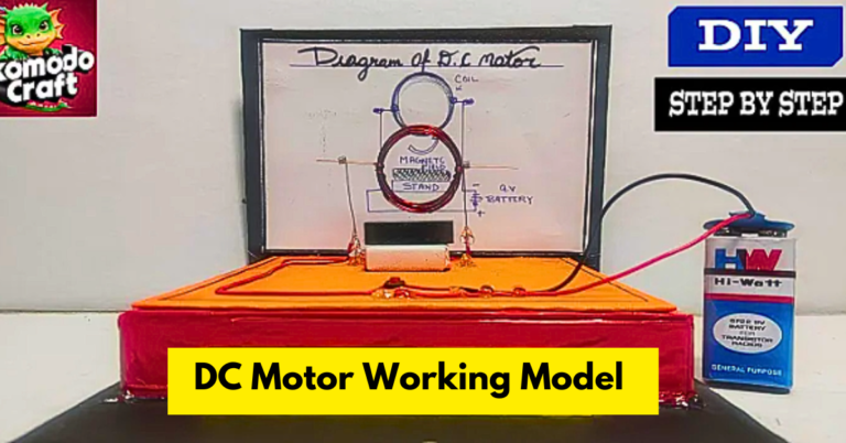 Dc Motor working model for school project | Science working model