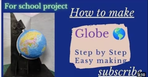 How to make Globe model for science project | Model of Earth