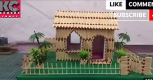 How to make match stick house | Best out of waste